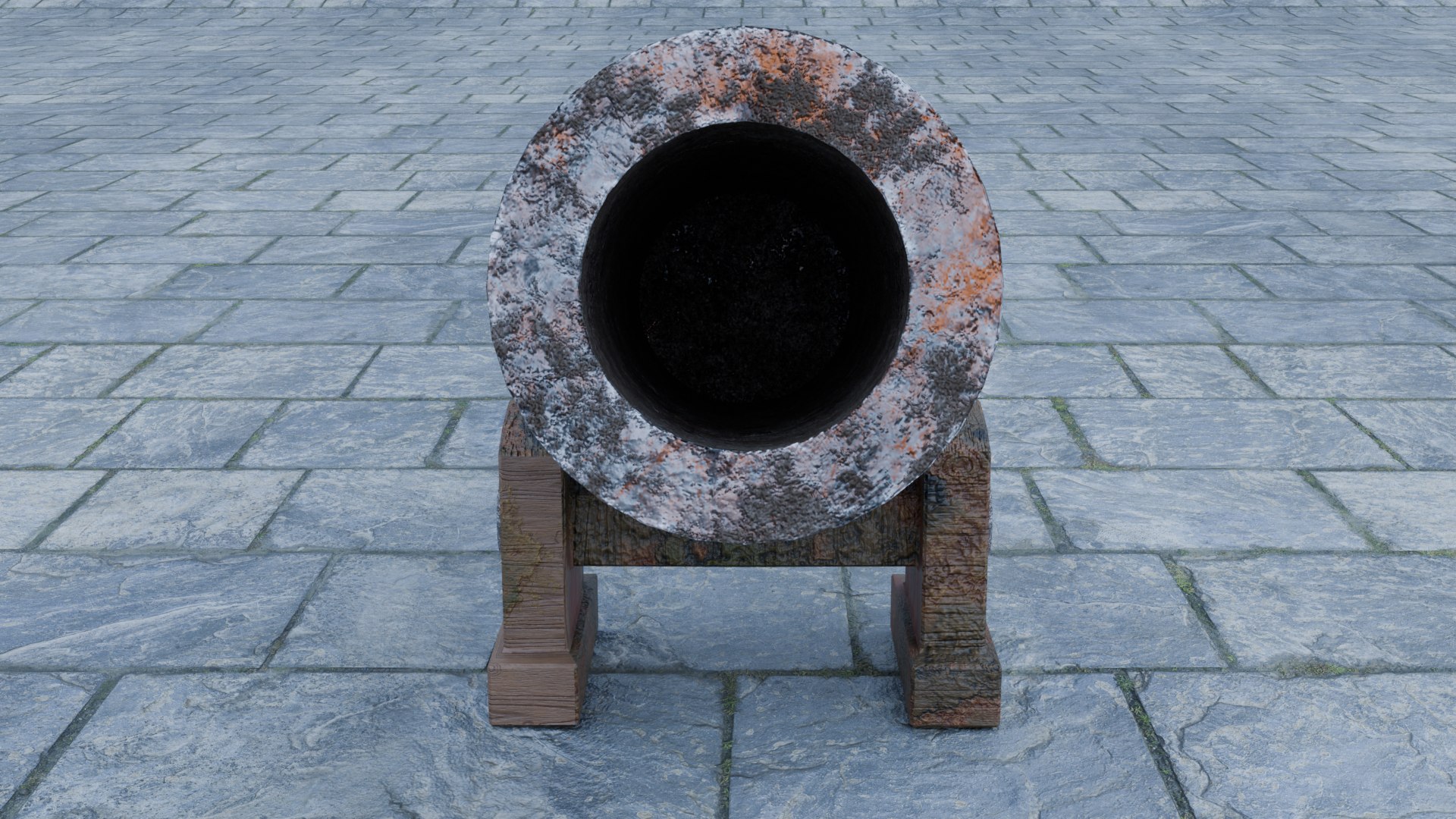 Old Rusty Cannon 3D - TurboSquid 2207235