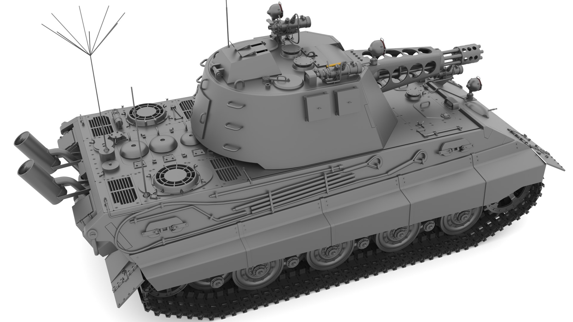 E-75G With FG 1250 IRNV 3D Model - TurboSquid 2072621