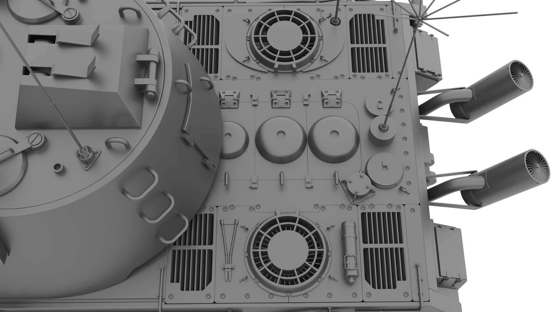 E-75G With FG 1250 IRNV 3D Model - TurboSquid 2072621