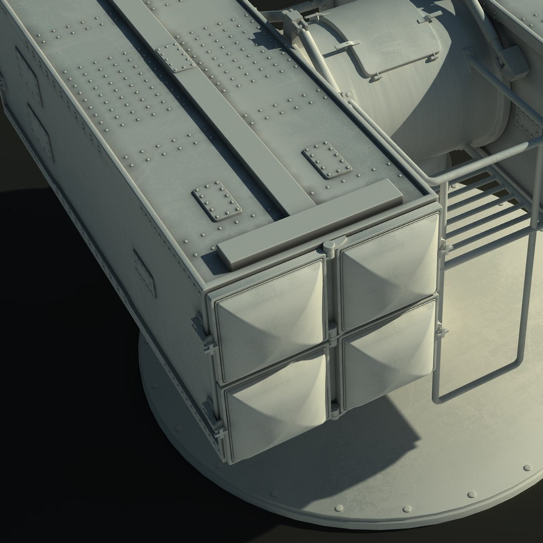 Rim-7 Sea Sparrow Missile Launcher 3d Max