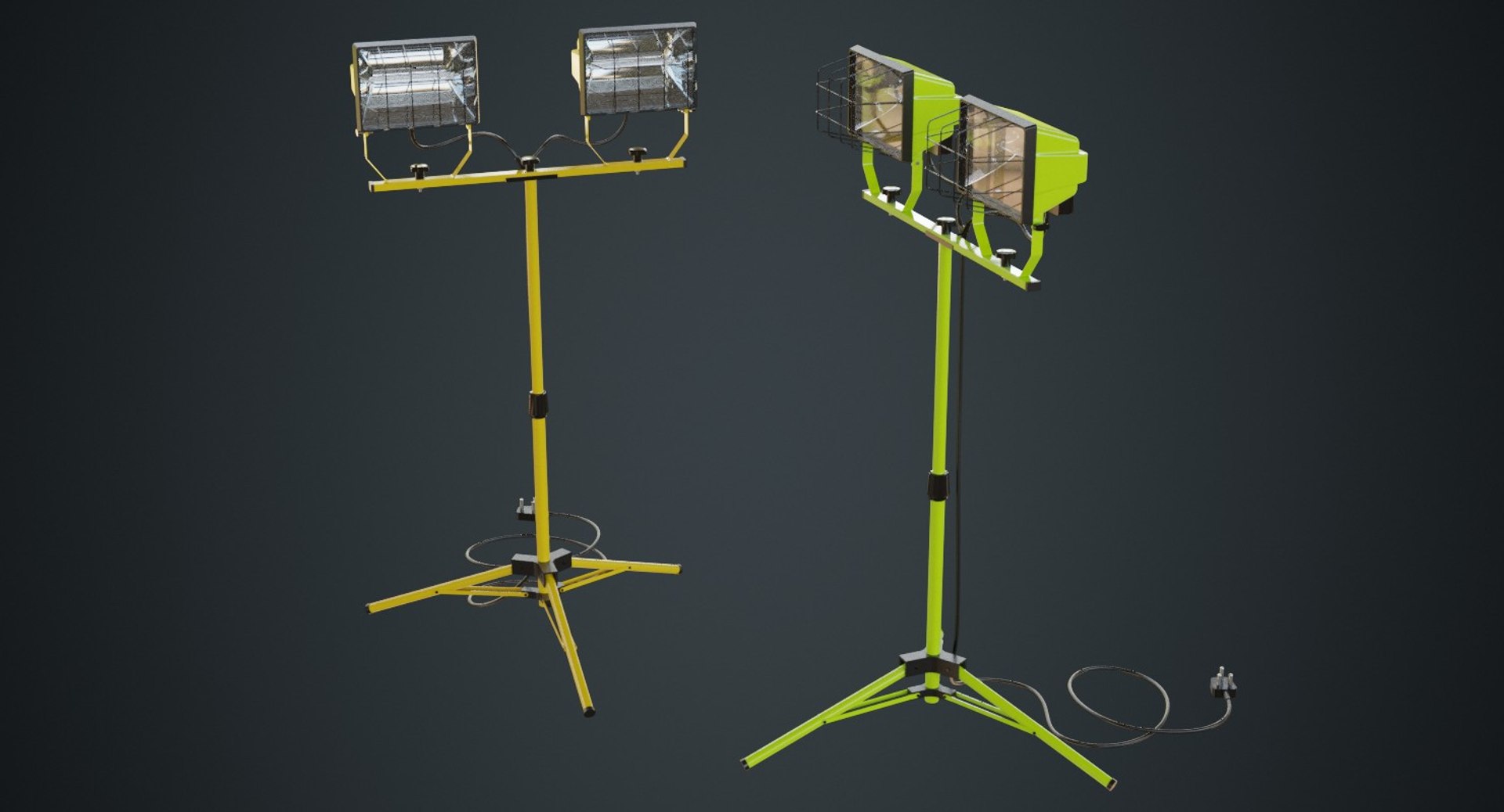 Halogen Work Light 3a 3D Model - TurboSquid 1412279