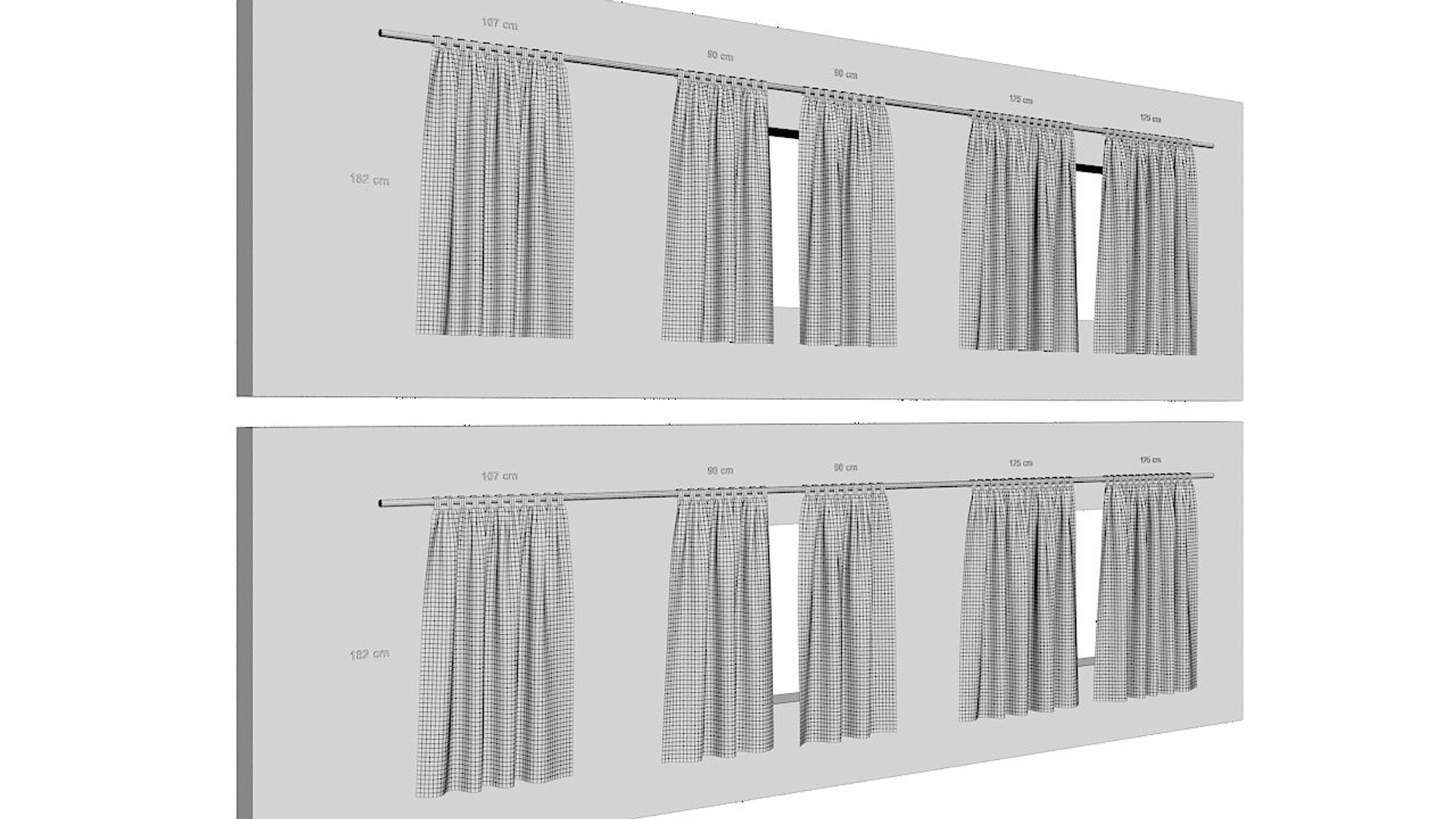 Curtains Animation 3D Model - TurboSquid 1312787