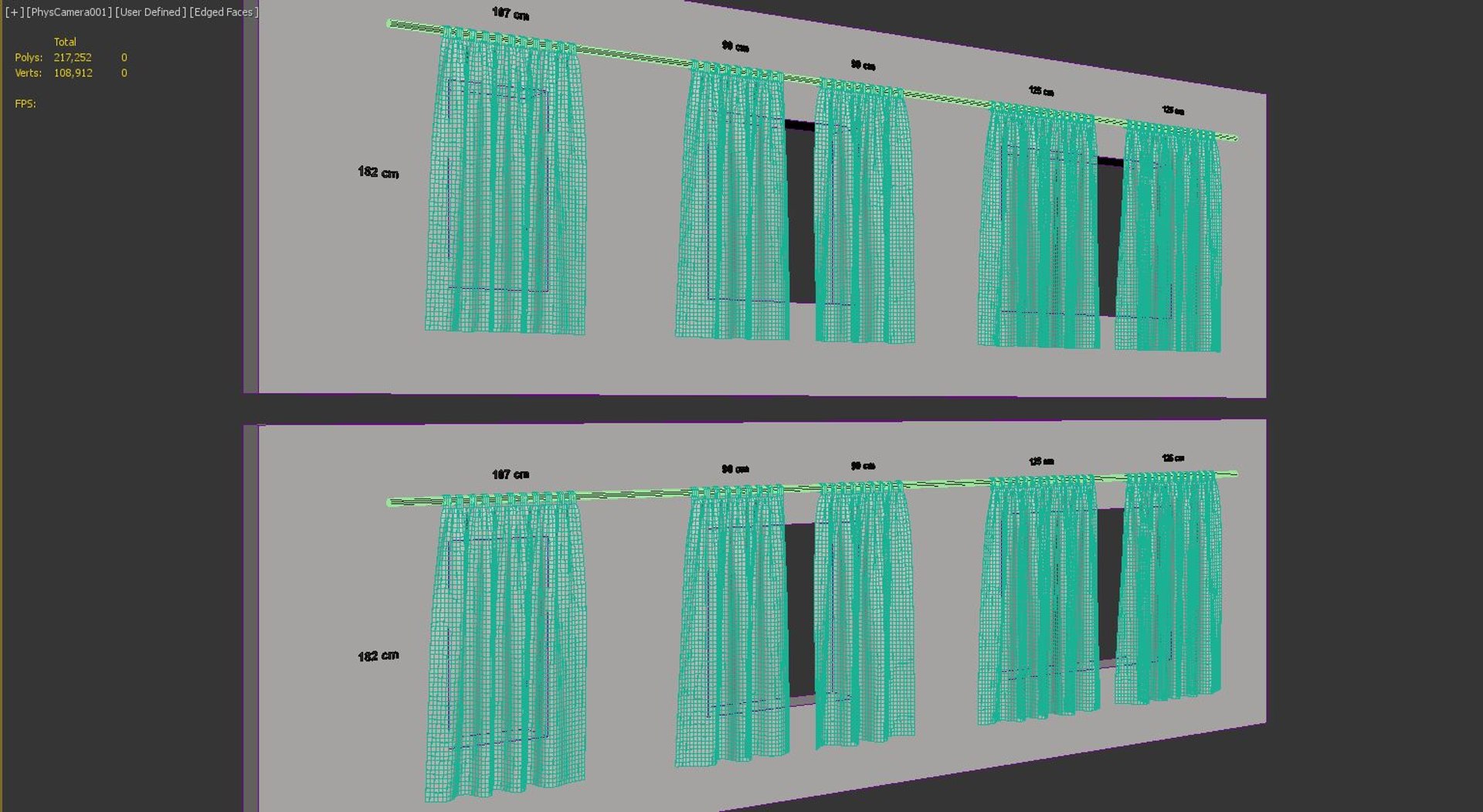 Curtains Animation 3D Model - TurboSquid 1312787