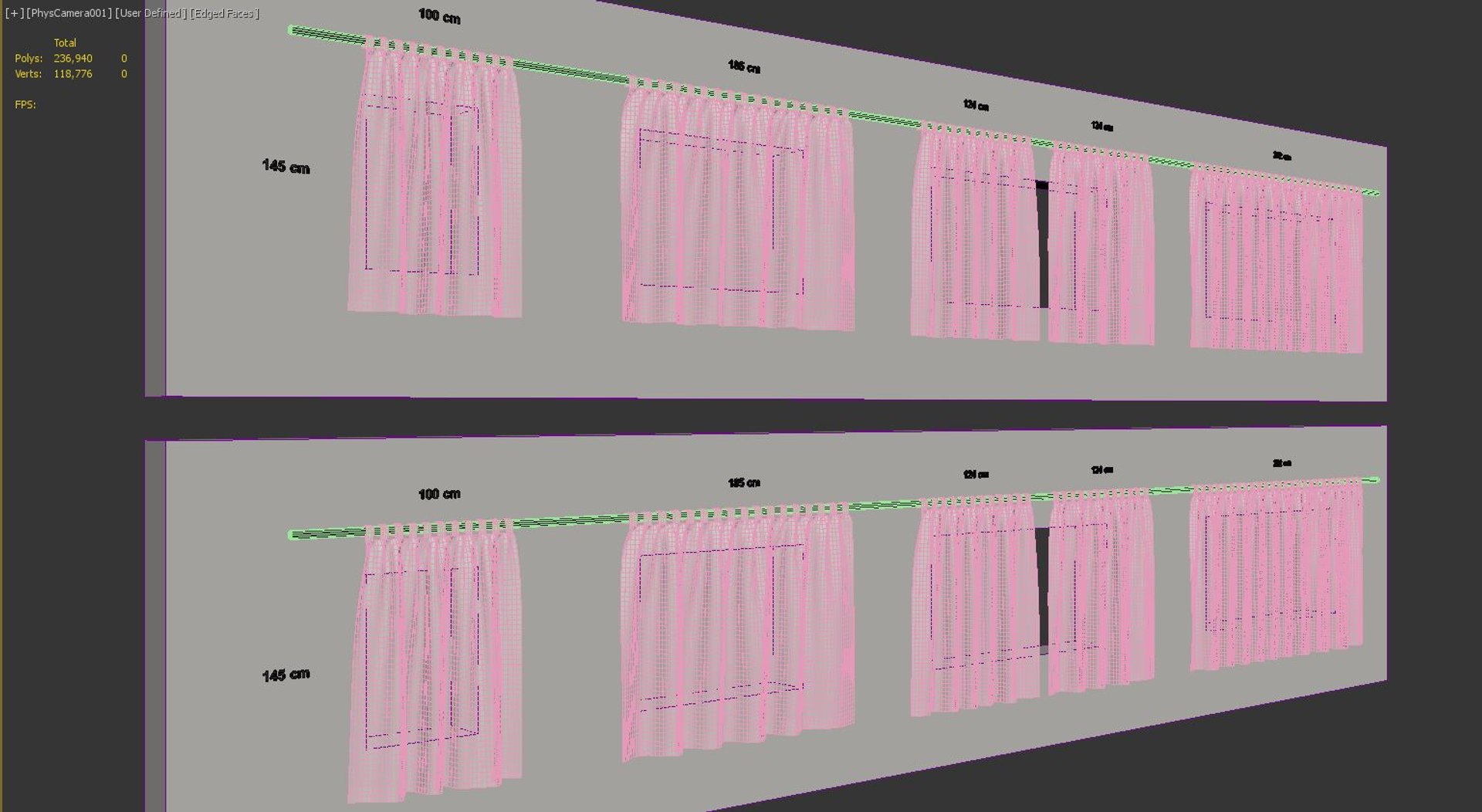 Curtains Animation 3D Model - TurboSquid 1312787