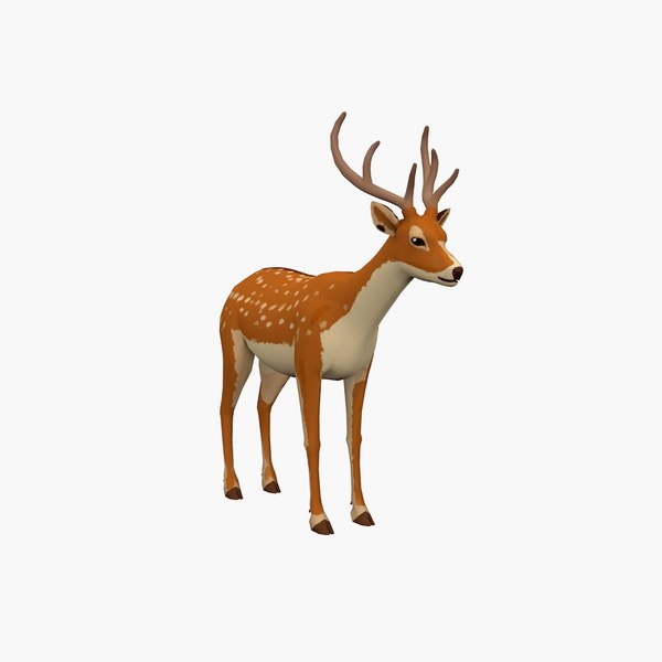 Bambi de desenho animado Modelo 3D - TurboSquid 2374469