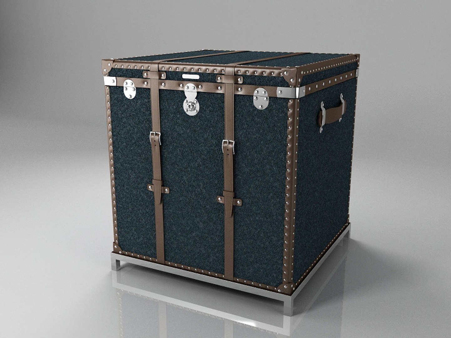 3d model modern trunk stand