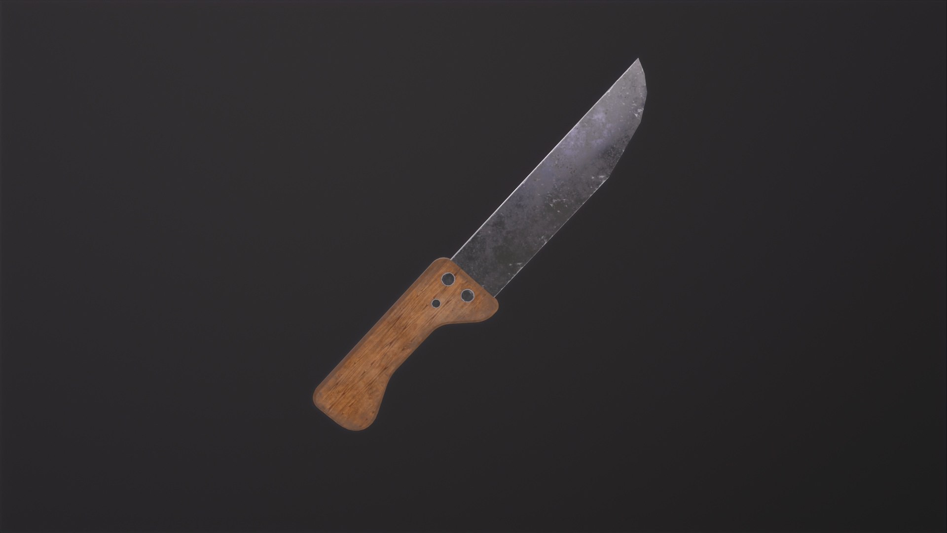 Dirty Old Kitchen Knife 3D Model - TurboSquid 2143047