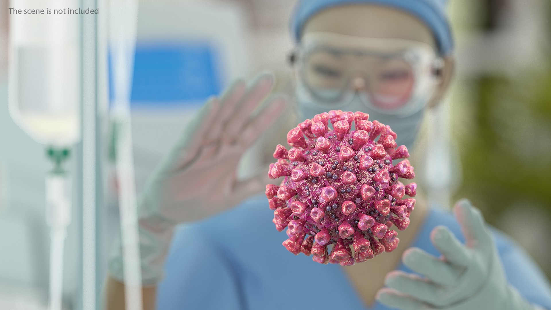 Human viruses 2 virus 3D model - TurboSquid 1525295