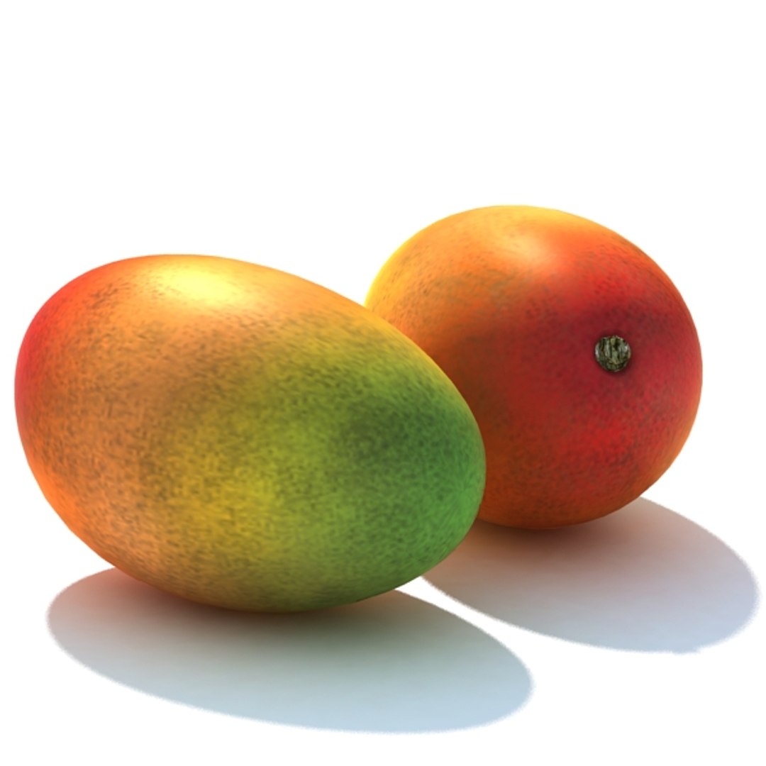 3d Model Of Apple Guava Mango