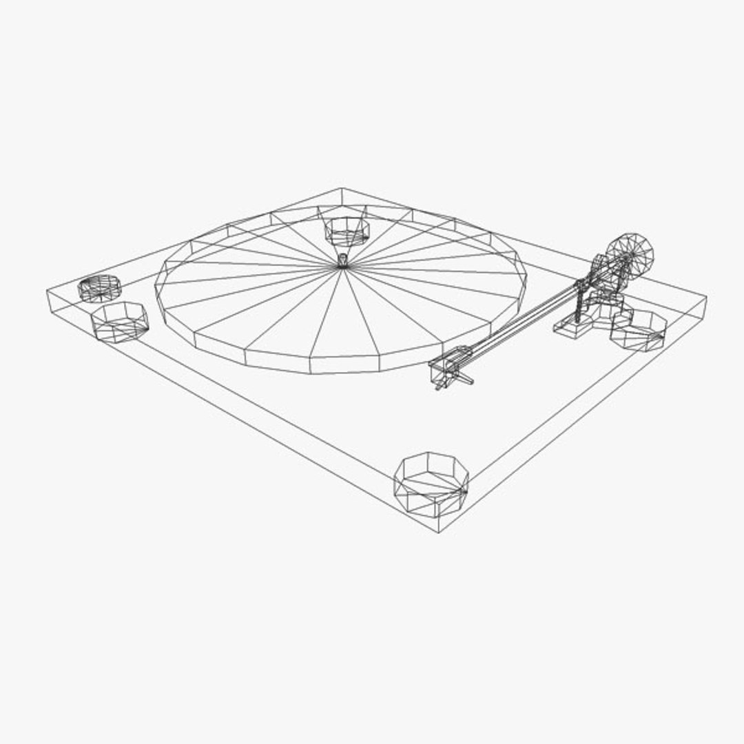 maya modern turntable