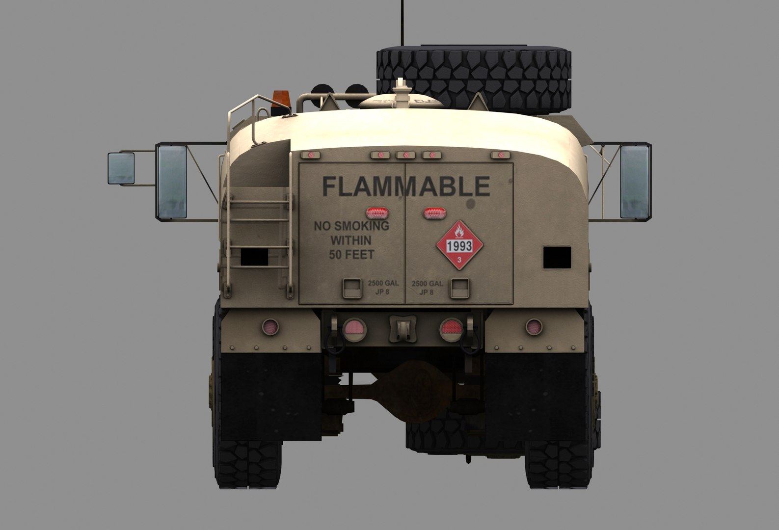 Hemtt A4 M978 Fuel 3d Model