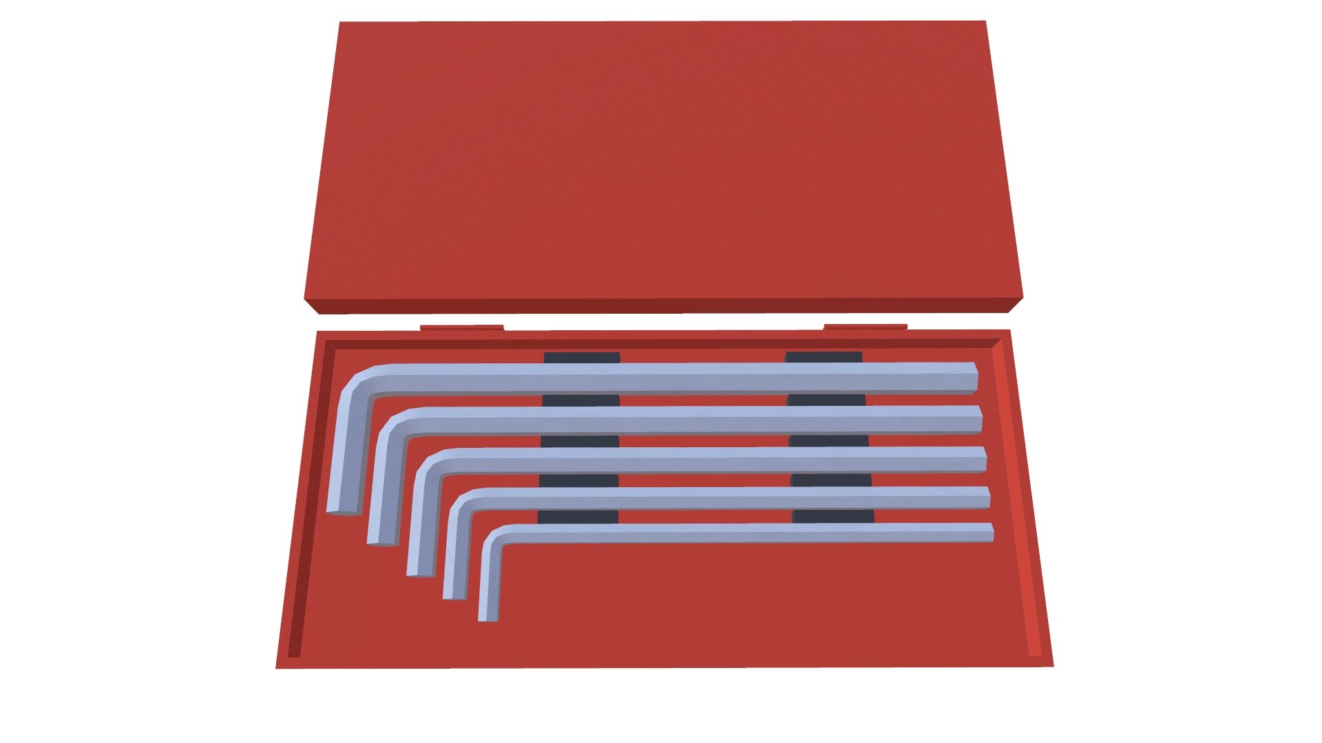 3D Model Allen Keys Tool Box - TurboSquid 2293397