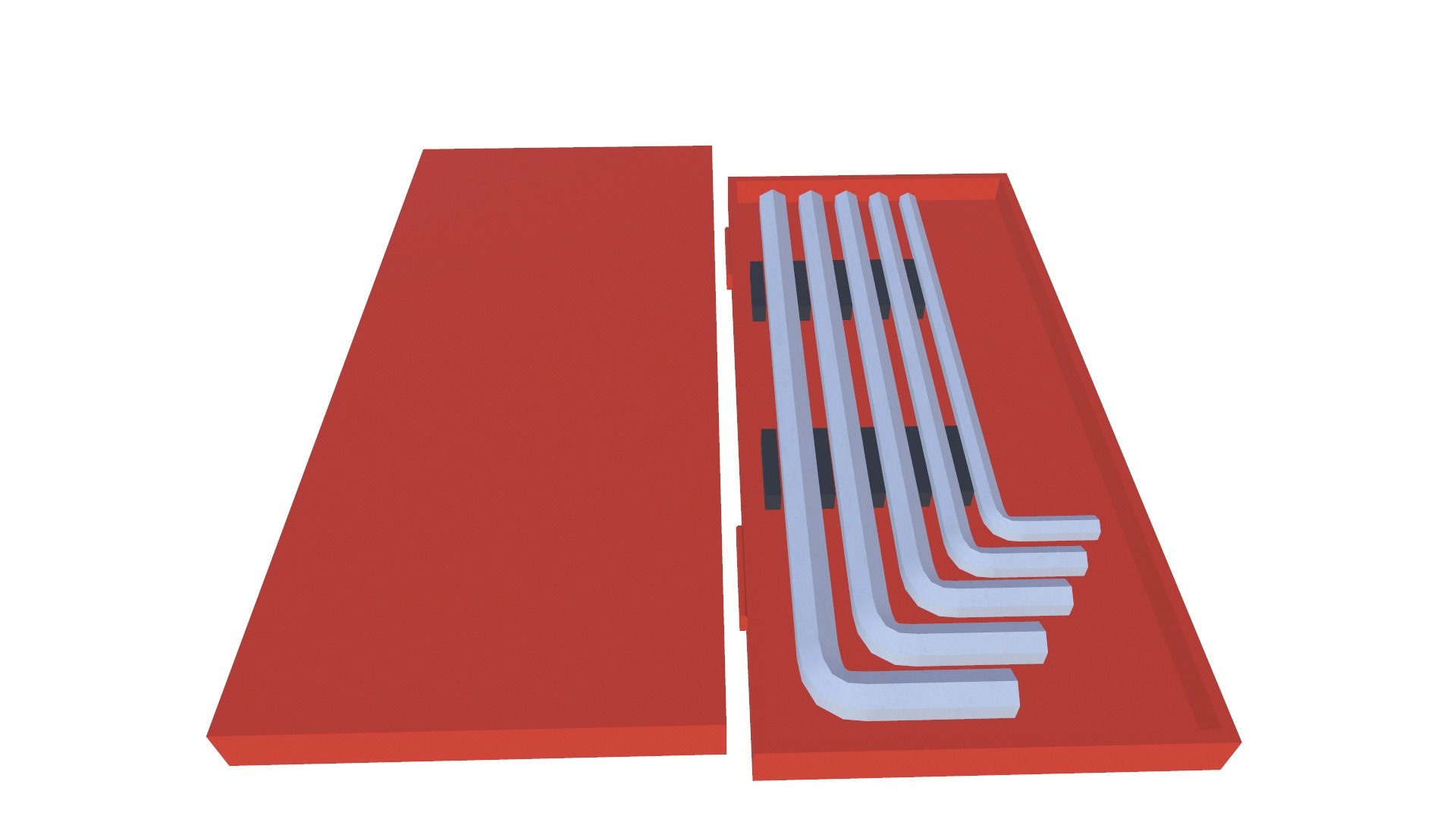 3D Model Allen Keys Tool Box - TurboSquid 2293397