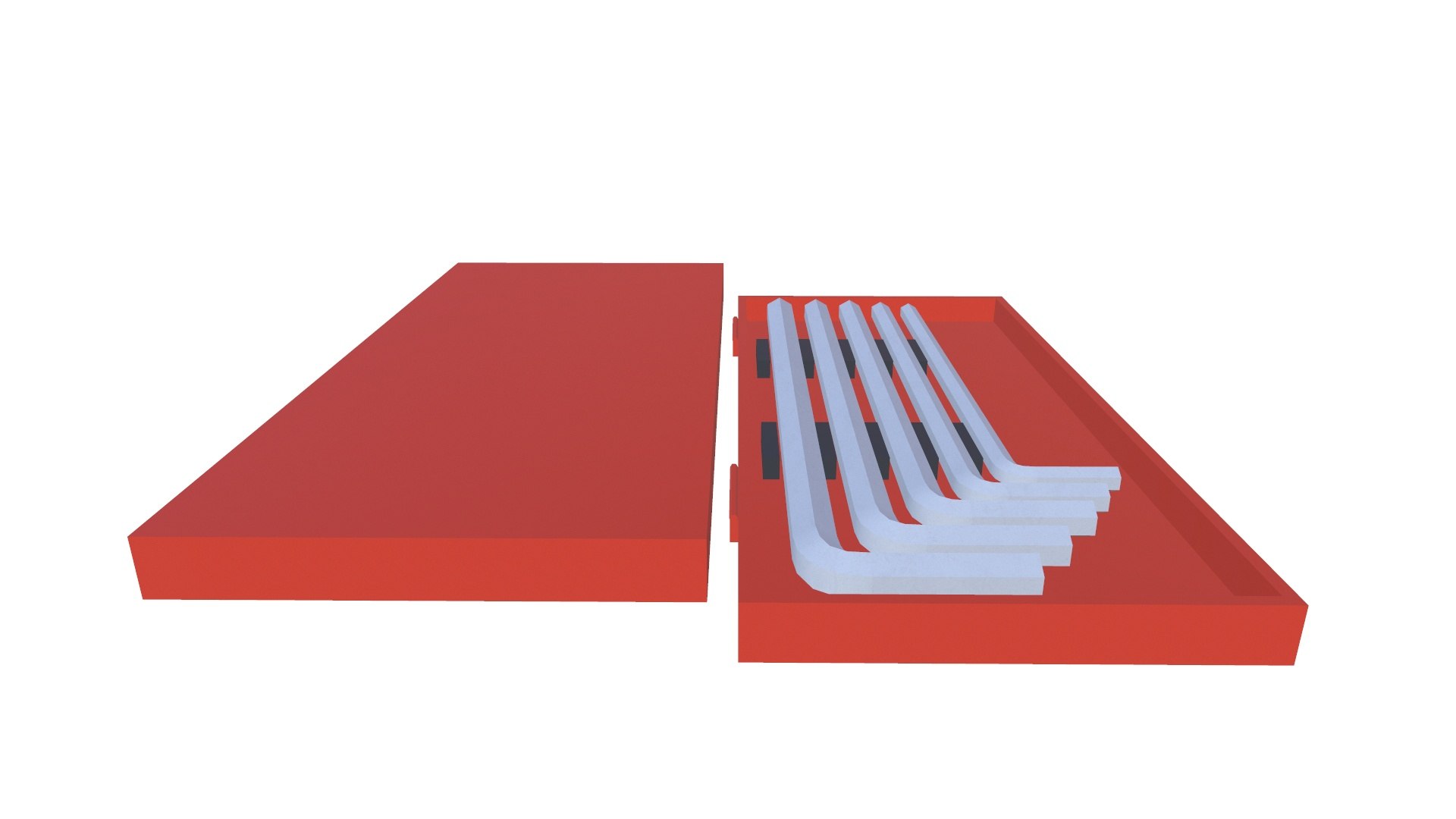3D Model Allen Keys Tool Box - TurboSquid 2293397