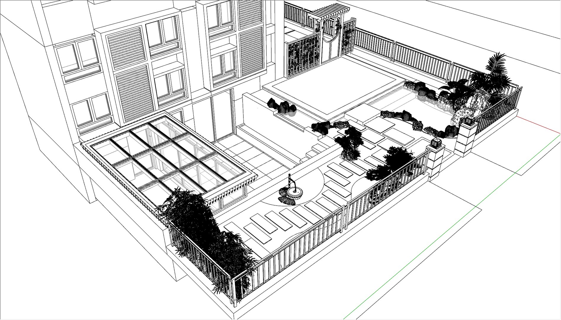 Patio Backyard And Garden-A6 3D Model - TurboSquid 2039109