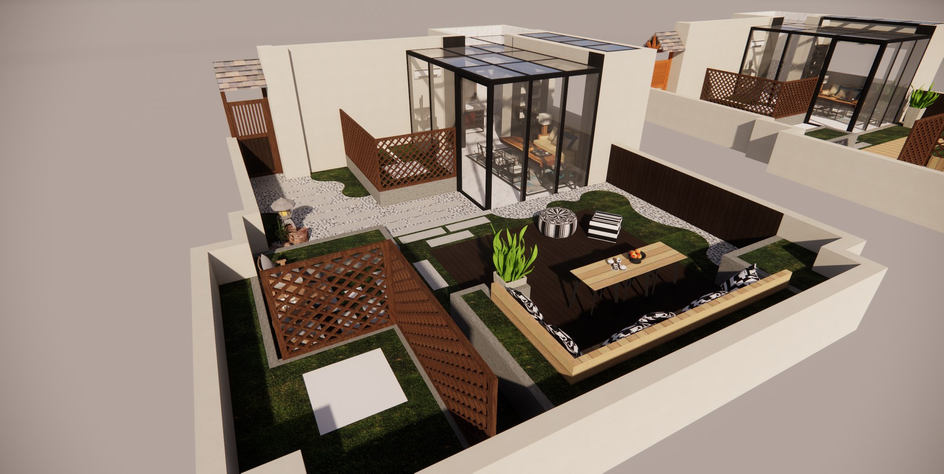 Patio Backyard And Garden-A6 3D Model - TurboSquid 2039109