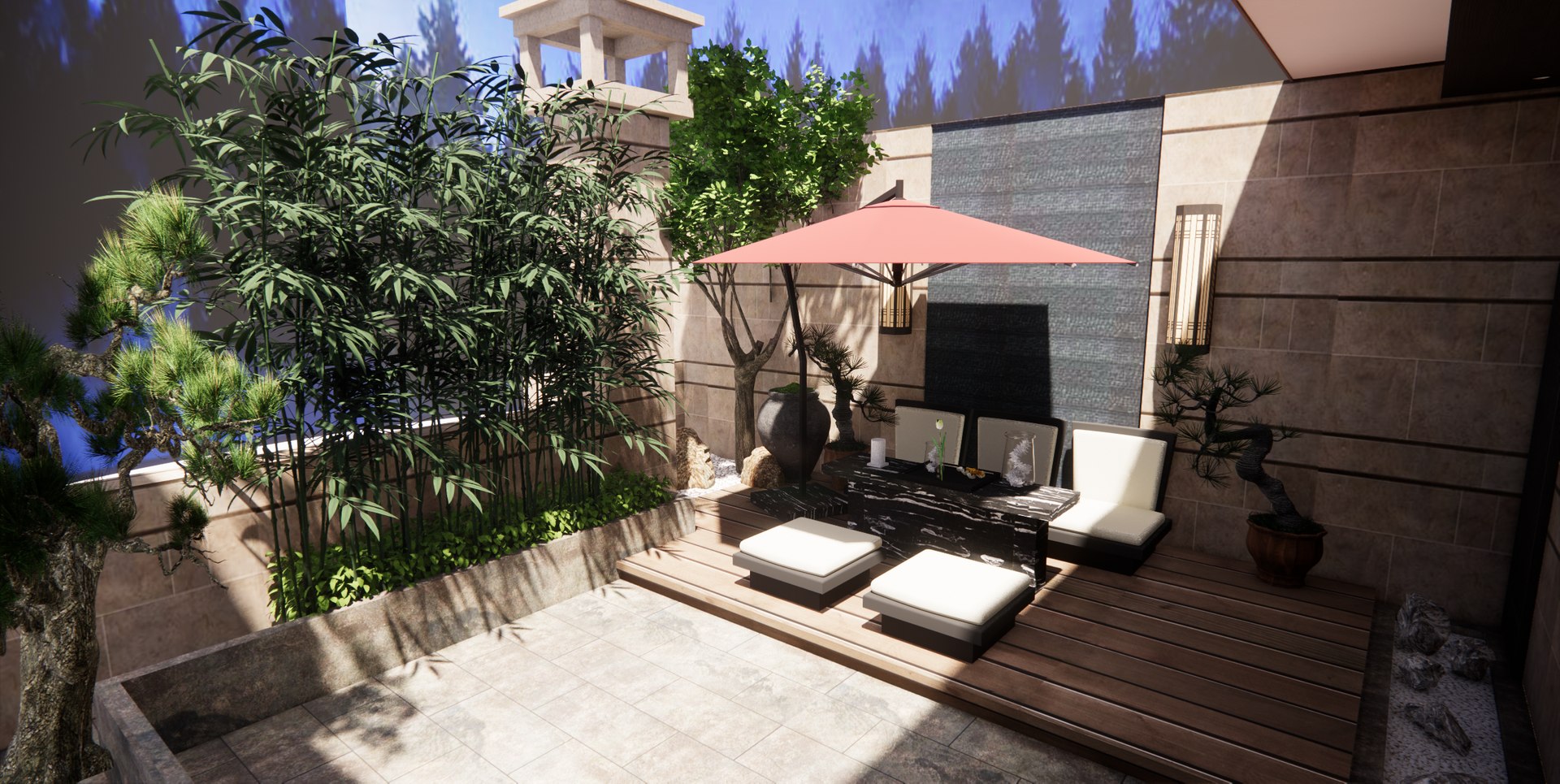 Patio Backyard And Garden-A6 3D Model - TurboSquid 2039109