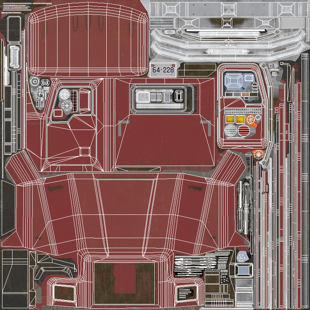 Classic Fuel Truck - Low Poly 3D Model - TurboSquid 2069357