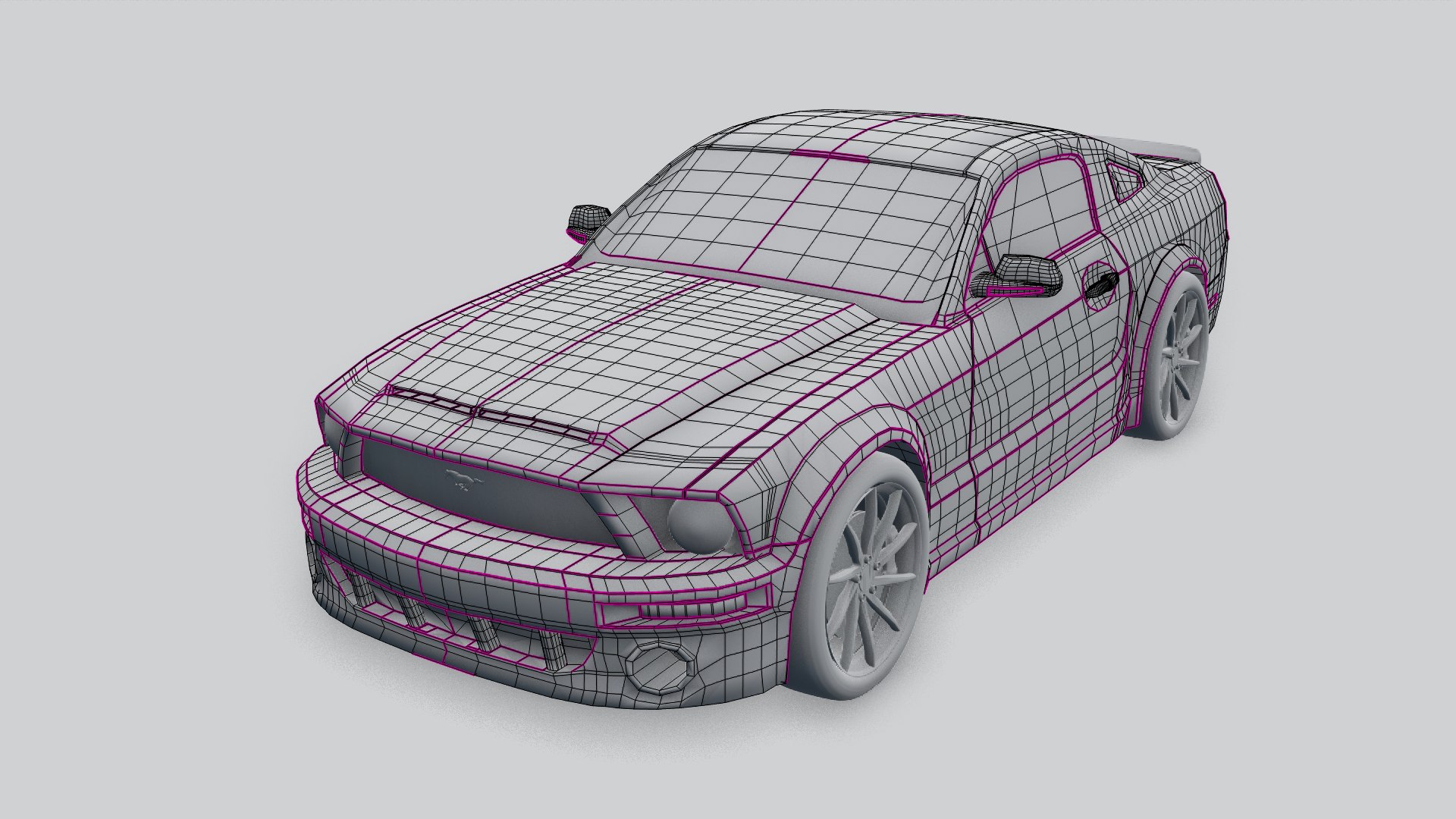Mustang Gt 3d Model