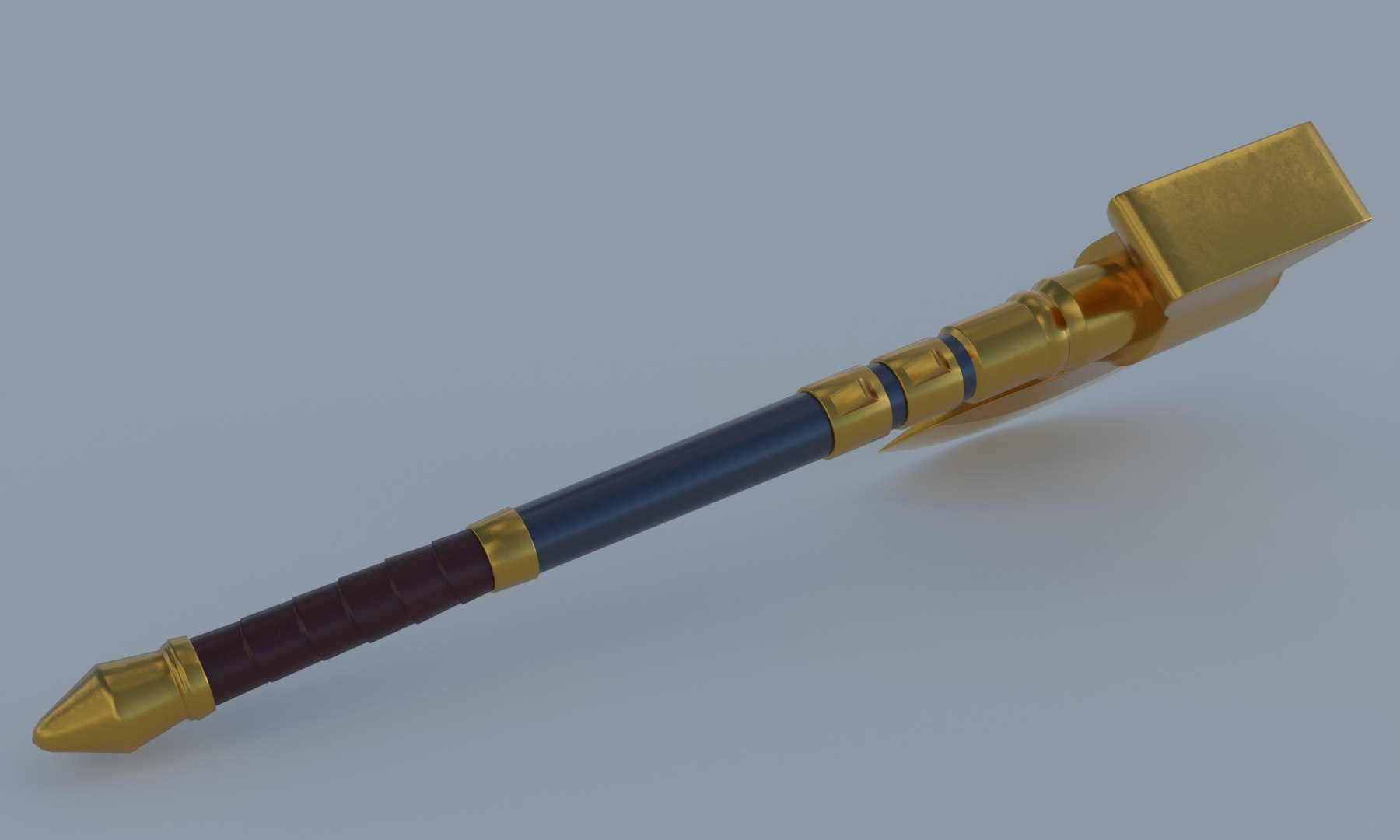 Golden Axe Hammer Battle Weapon 3D Model - TurboSquid 1973571