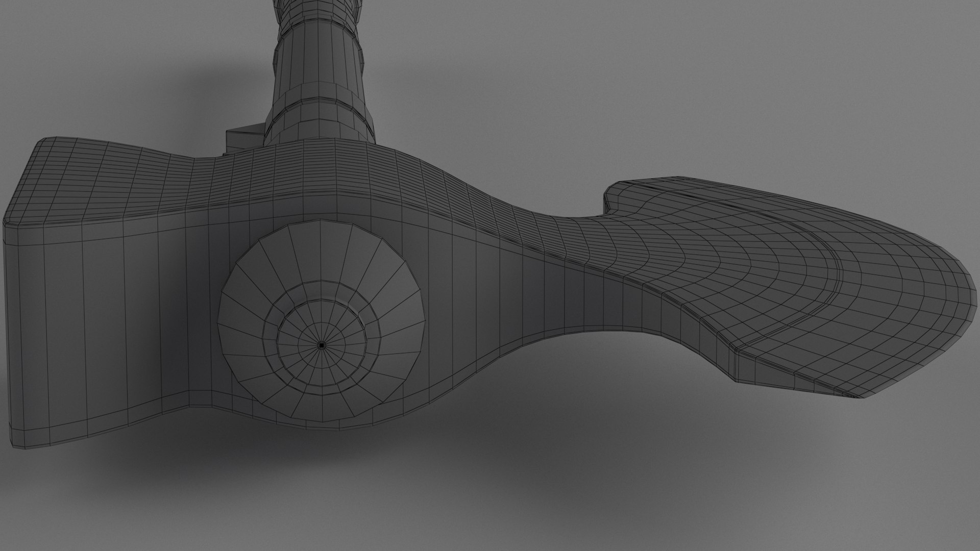 Golden Axe Hammer Battle Weapon 3D Model - TurboSquid 1973571