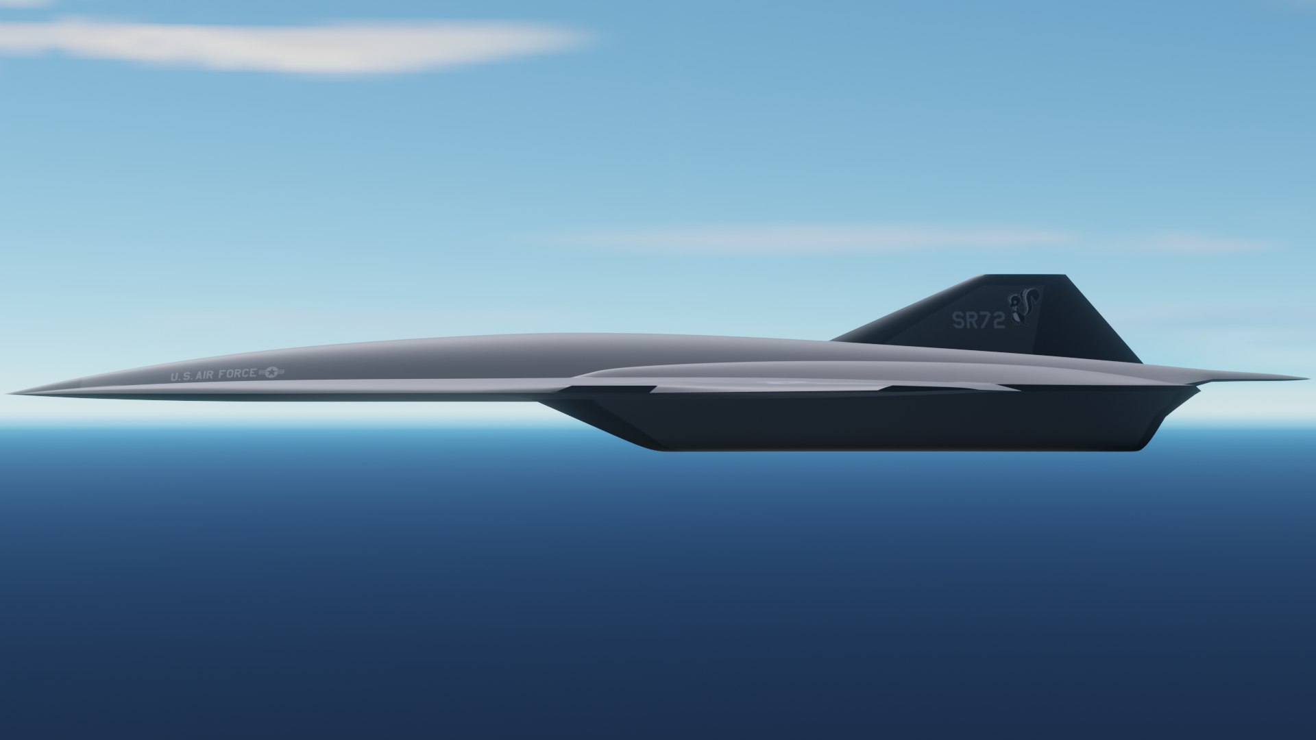 SR-72 UAV Concept 3D Model - TurboSquid 2206525