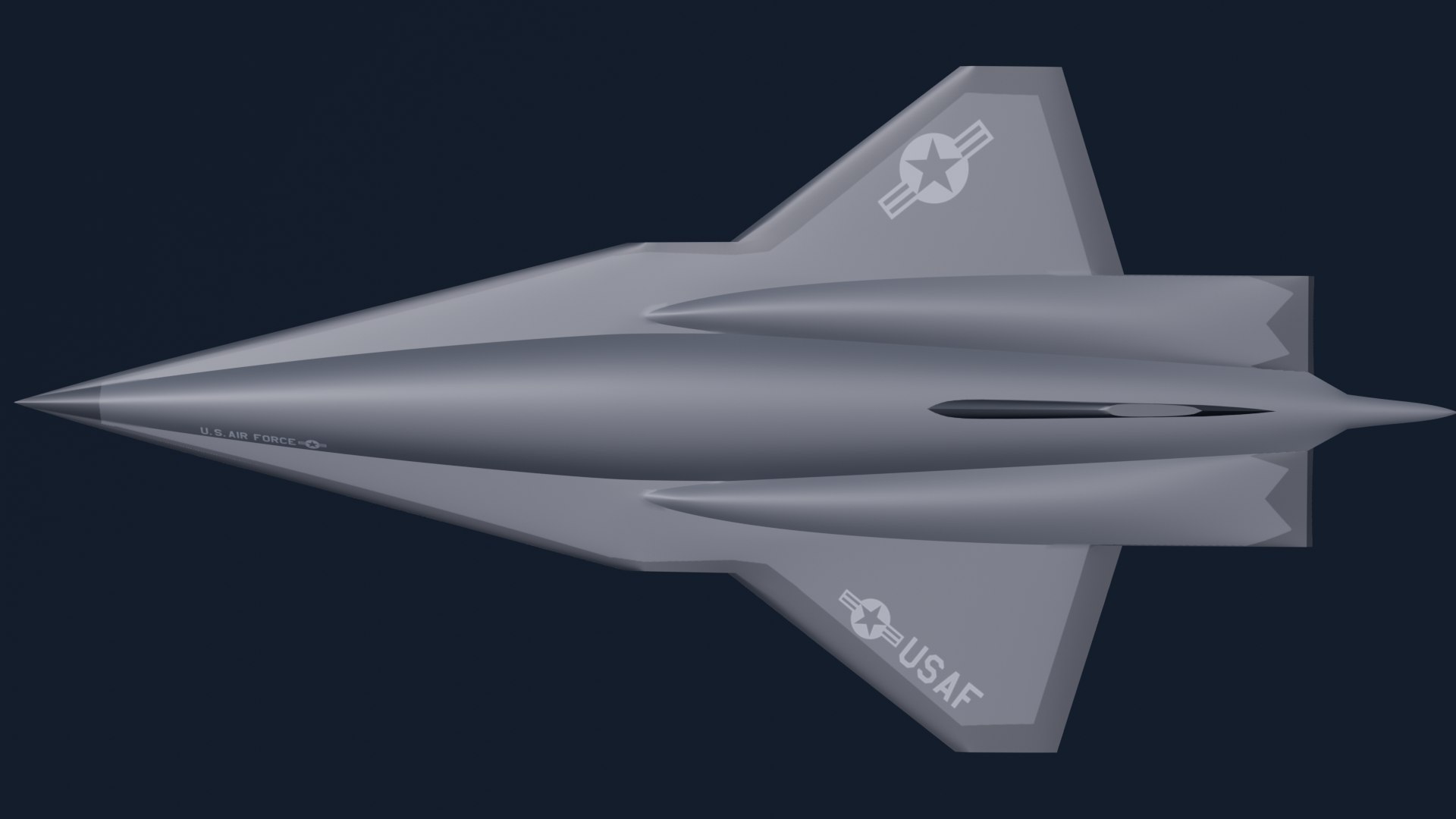 SR-72 UAV Concept 3D Model - TurboSquid 2206525