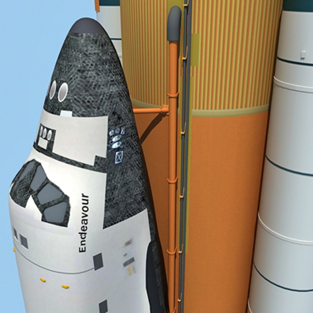 3d Model Nasa Space Shuttle Endeavour