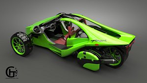 Three Wheeler Car 3D Models for Download | TurboSquid