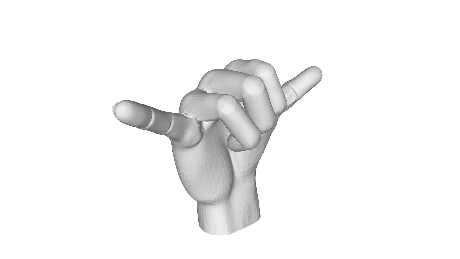 Realistic Hand Model Pose Gesture 6 3D Model - TurboSquid 1975075