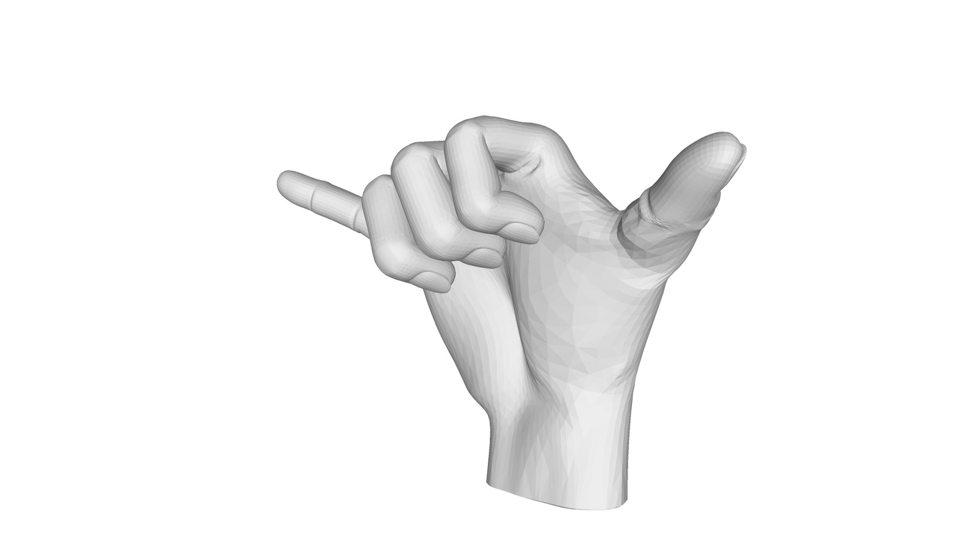 Realistic Hand Model Pose Gesture 6 3D Model - TurboSquid 1975075