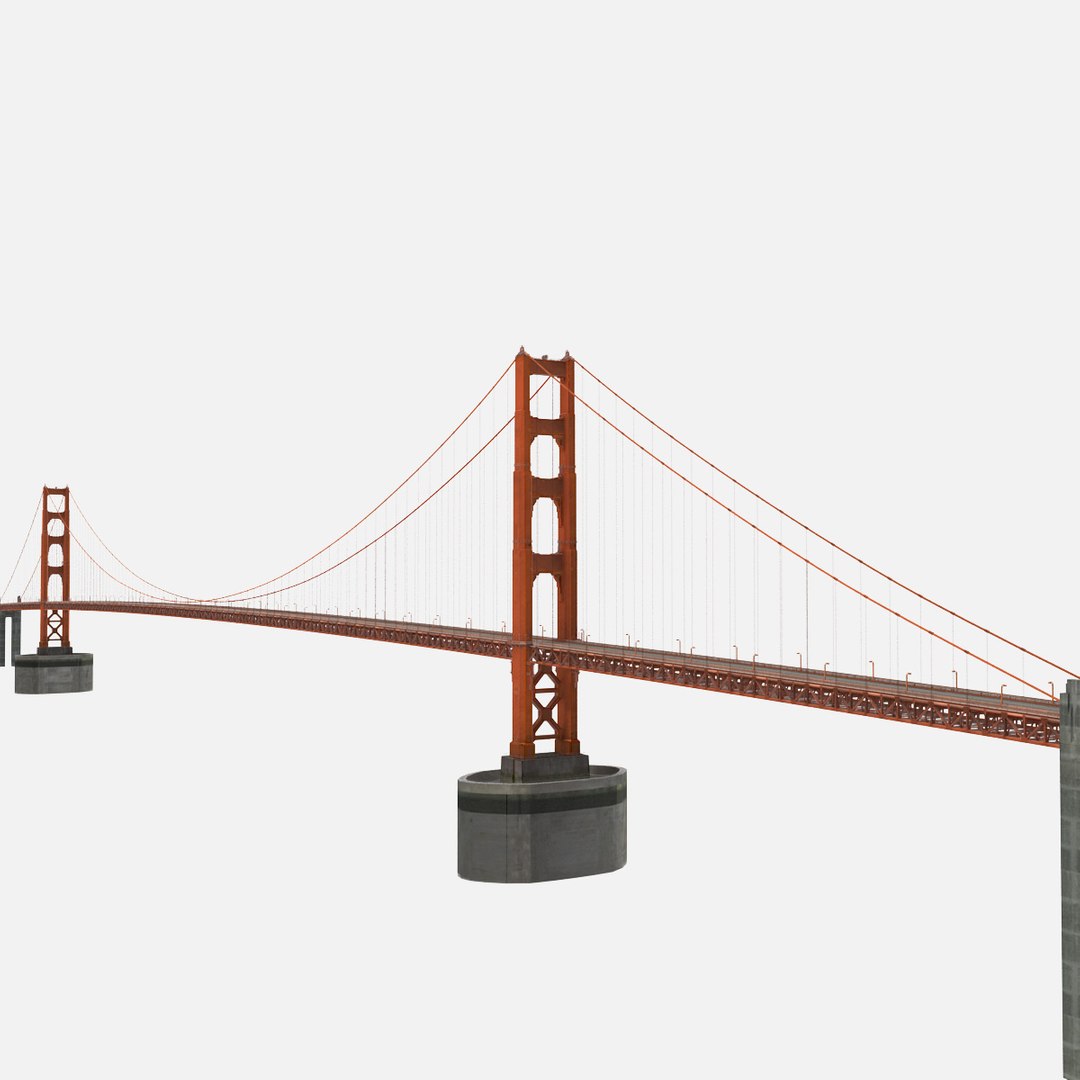 Golden Gate Bridge Architecture Max