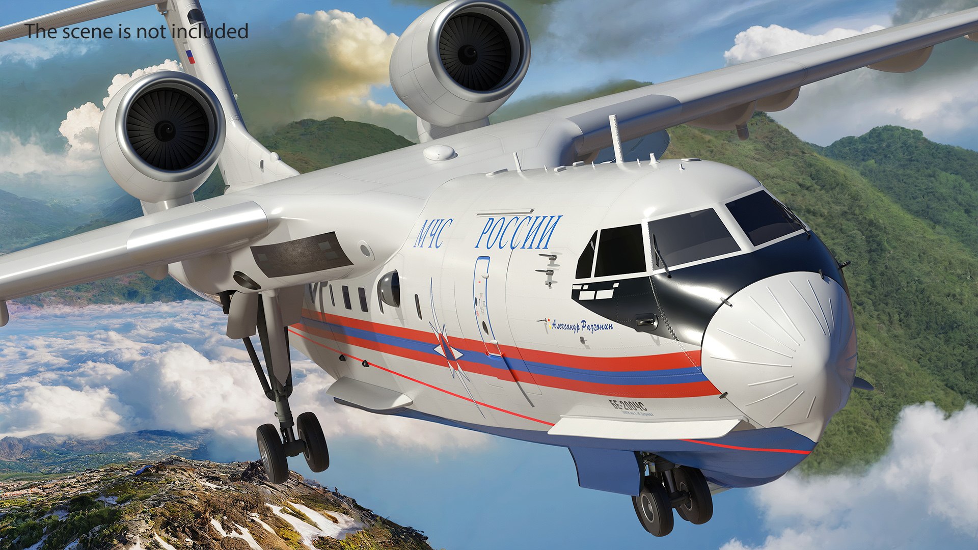 Beriev Be 200 Aircraft 3D - TurboSquid 2276756
