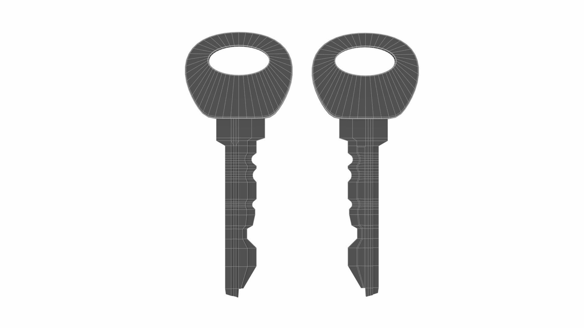 3D Collection of 20 flat keys - TurboSquid 1876024