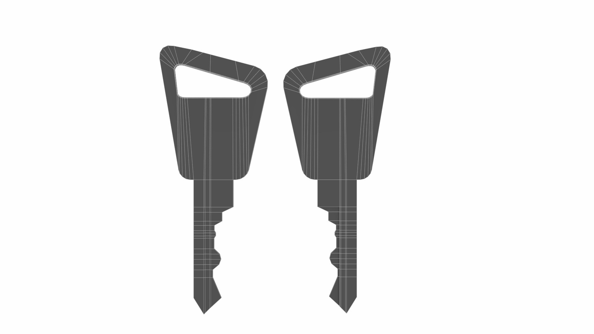 3D Collection of 20 flat keys - TurboSquid 1876024