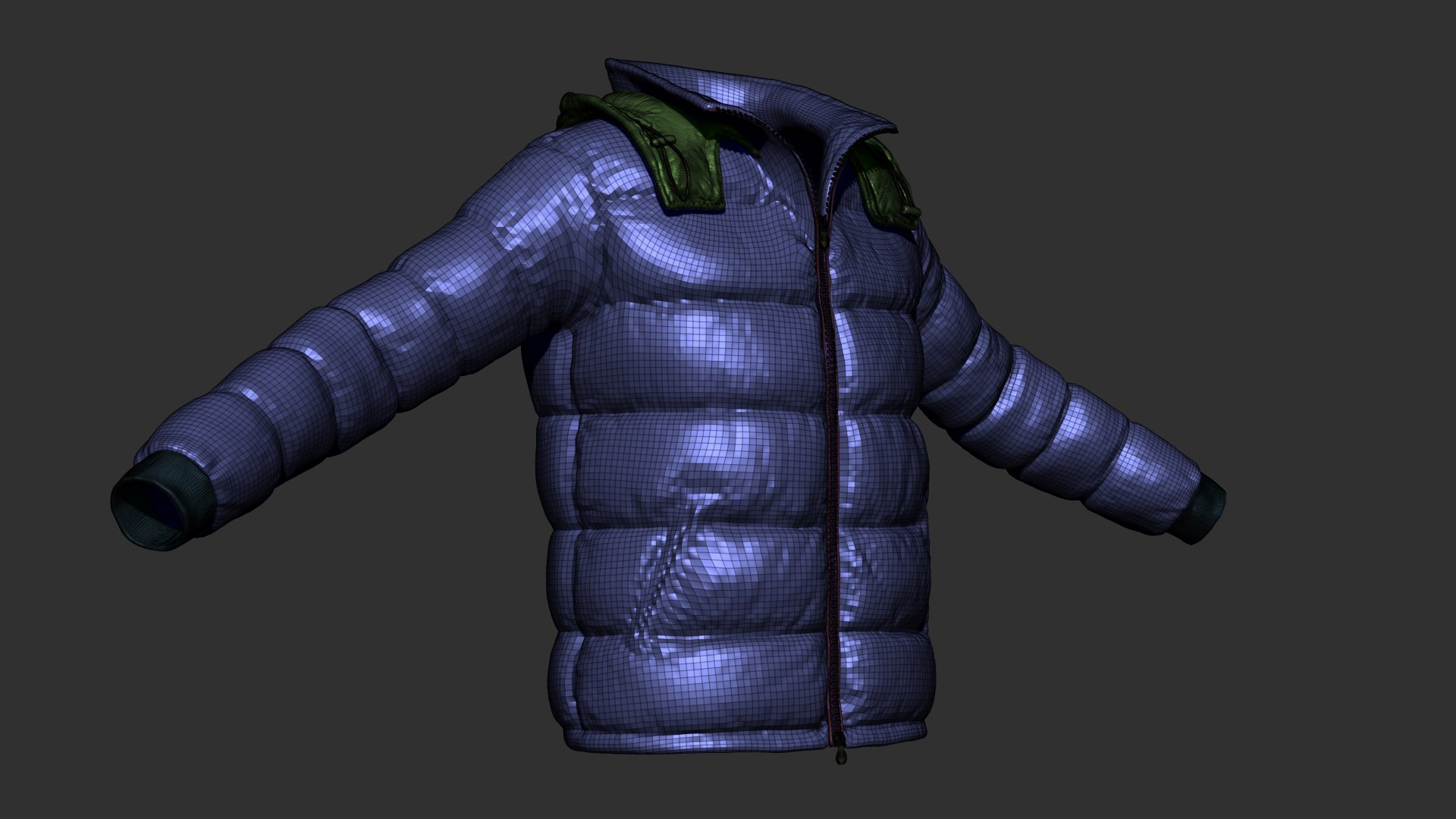 3D Jacket Zbrush Model - TurboSquid 1597156