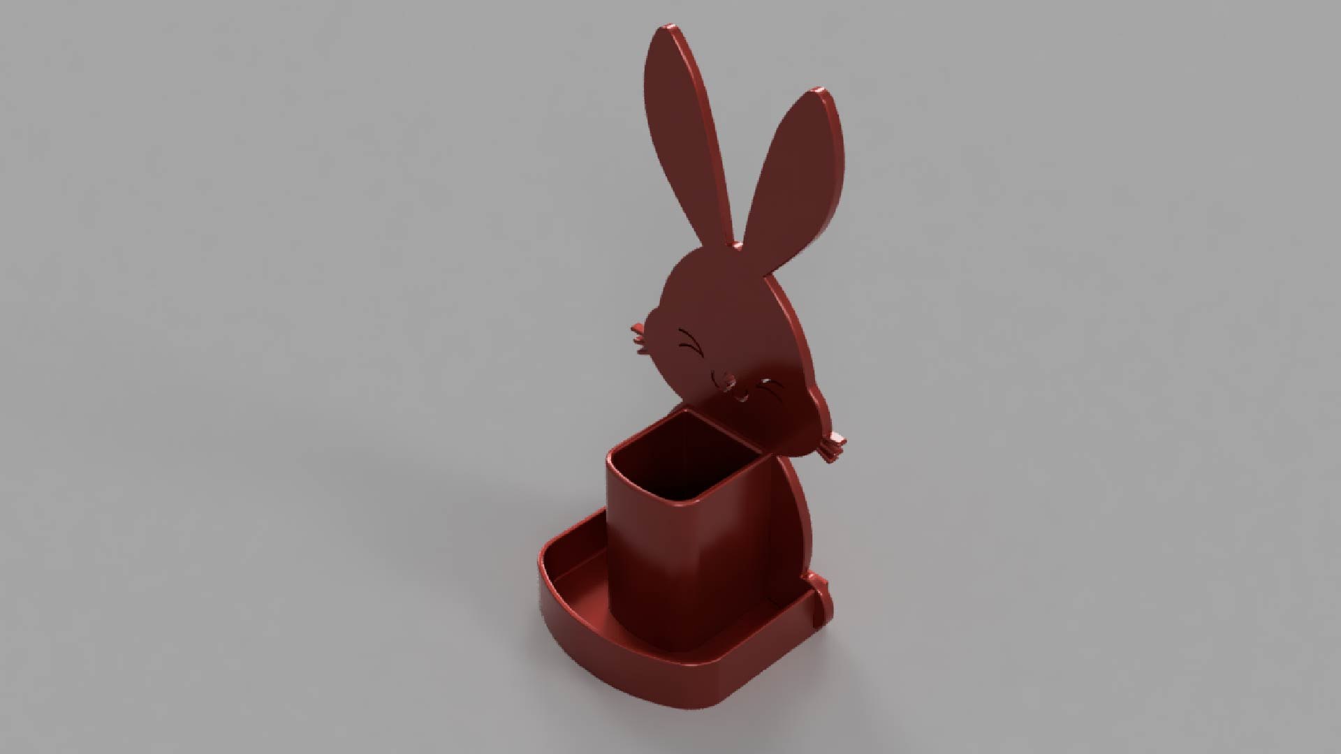 3D rabbit desk organizer - TurboSquid 2075953