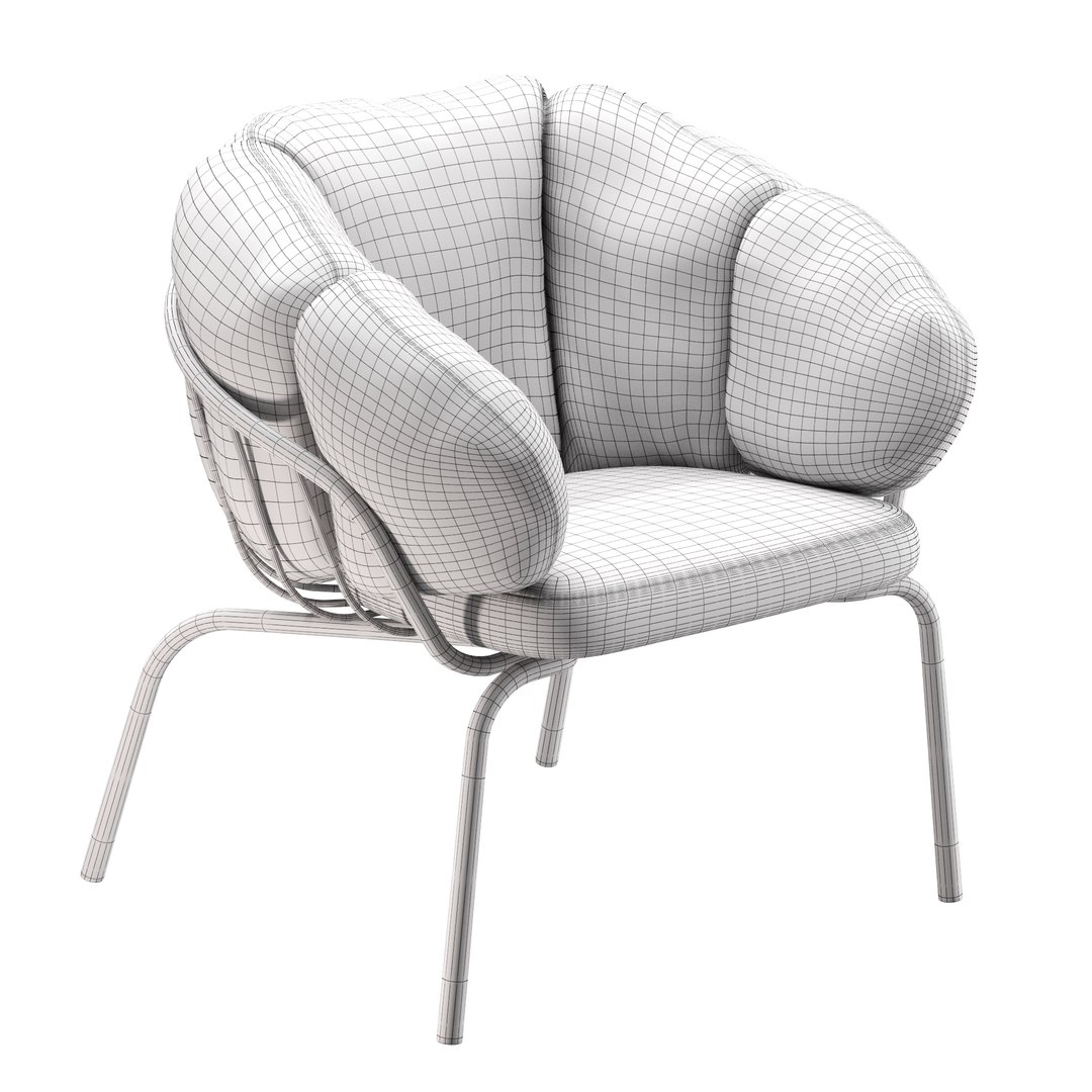 Leather Chair Maze Interior 3D Model - TurboSquid 2295152