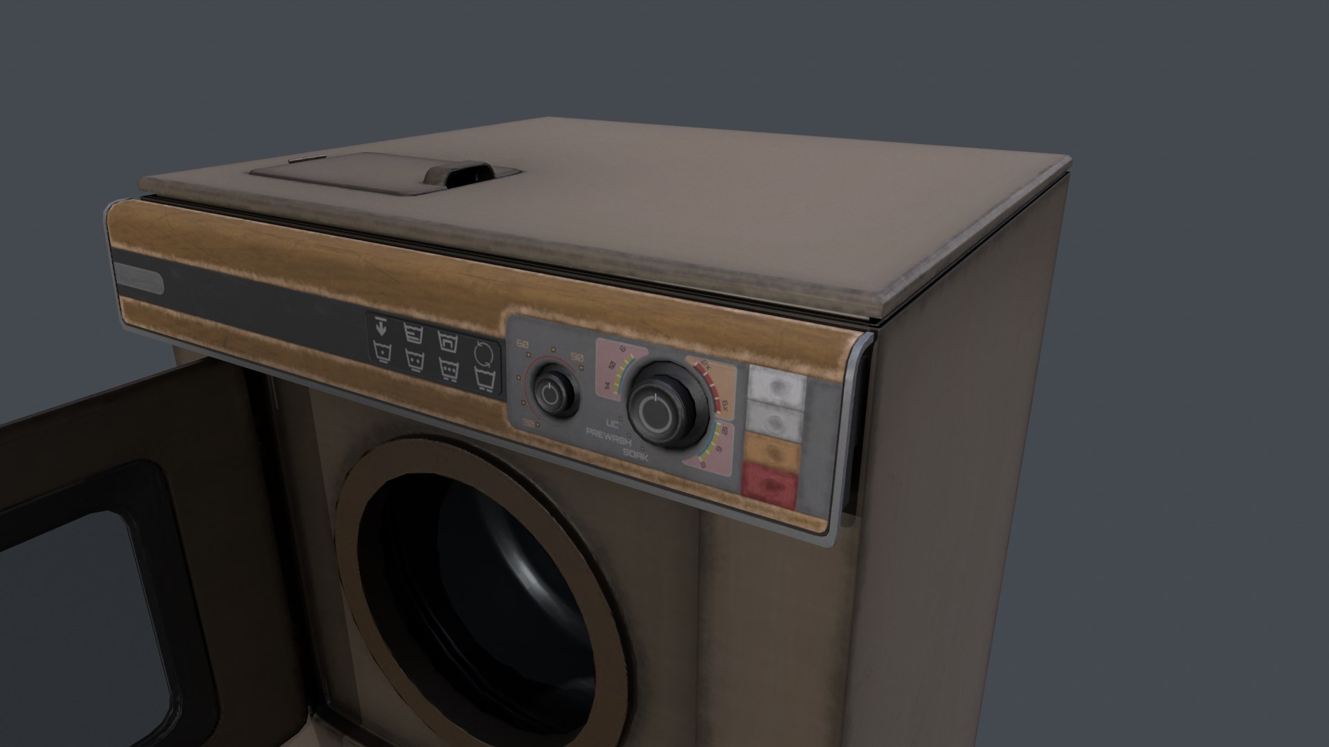 Washing Machine 3D Model - TurboSquid 2367056