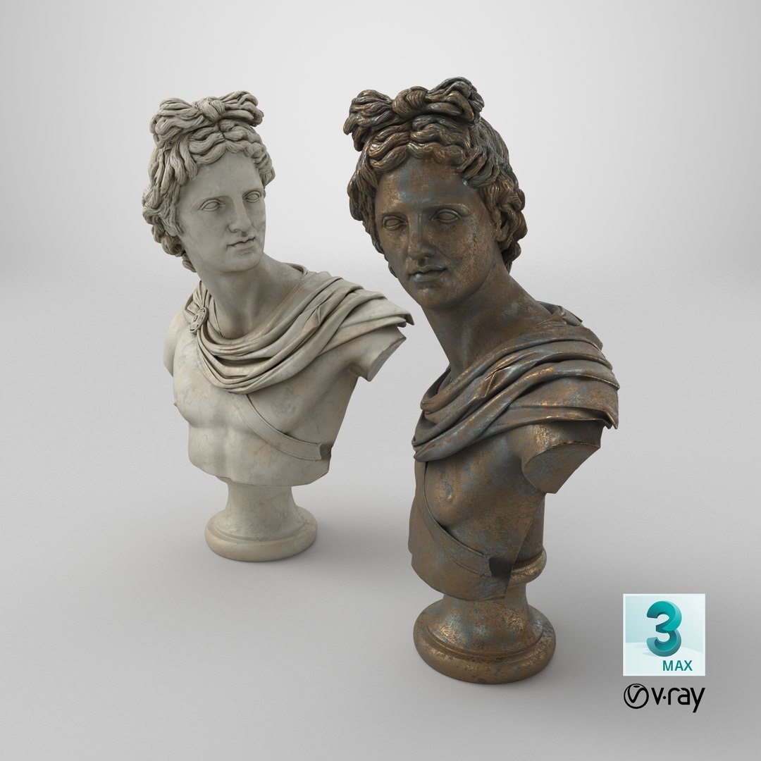 Bust Apollo 3d Model