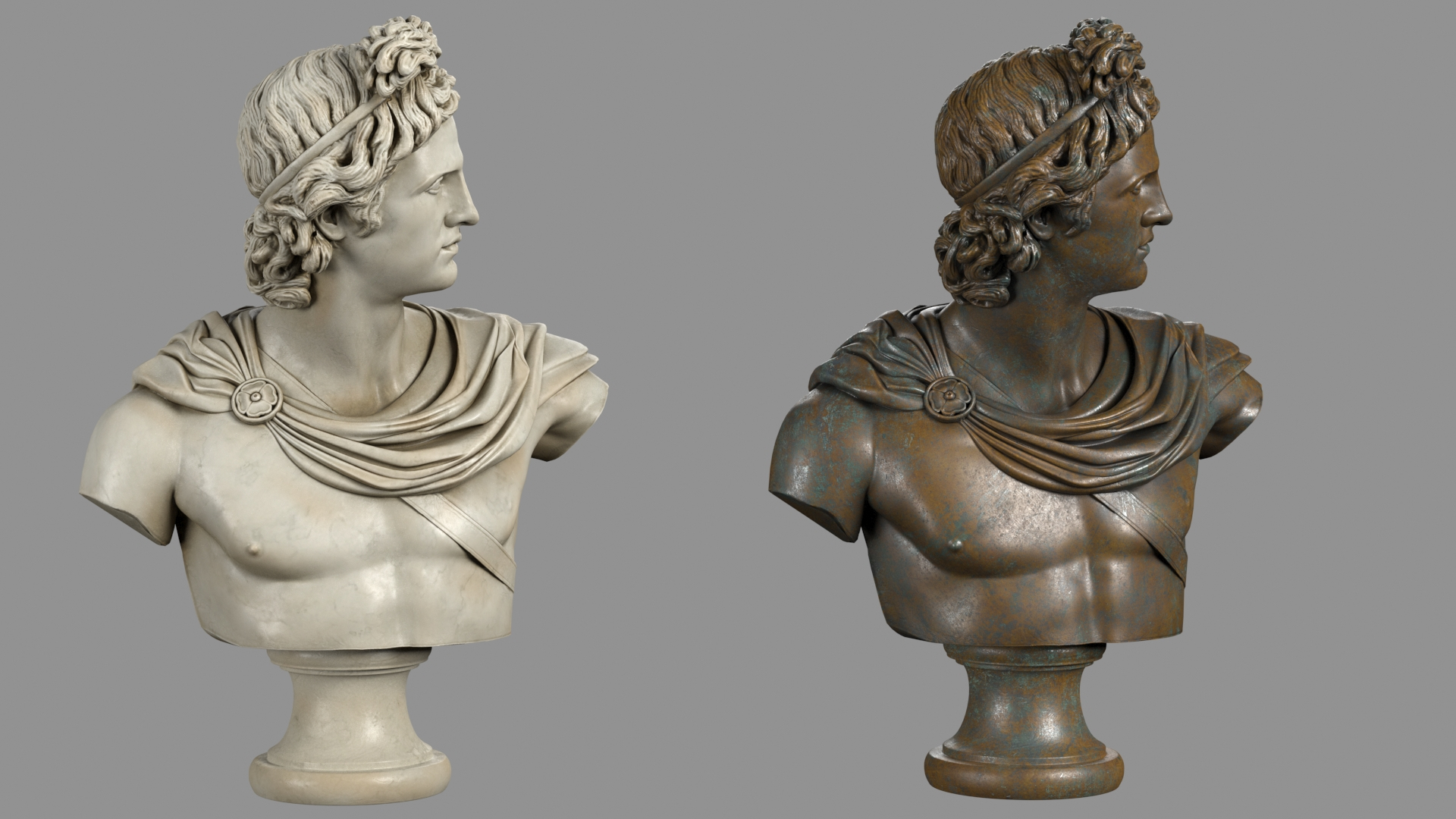 Bust Apollo 3d Model