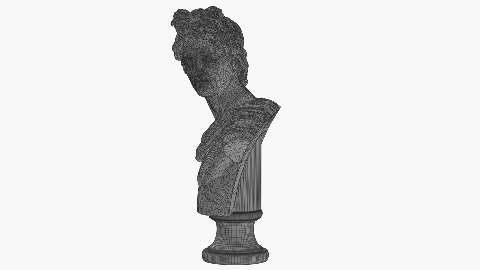 Bust Apollo 3d Model
