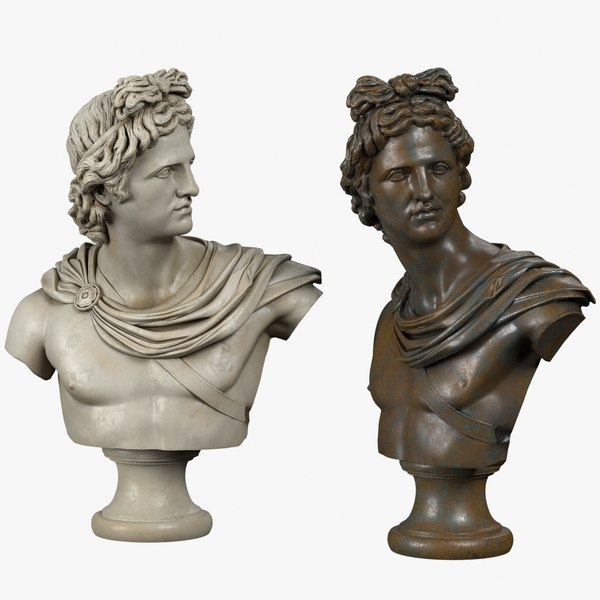 bust apollo 3d model