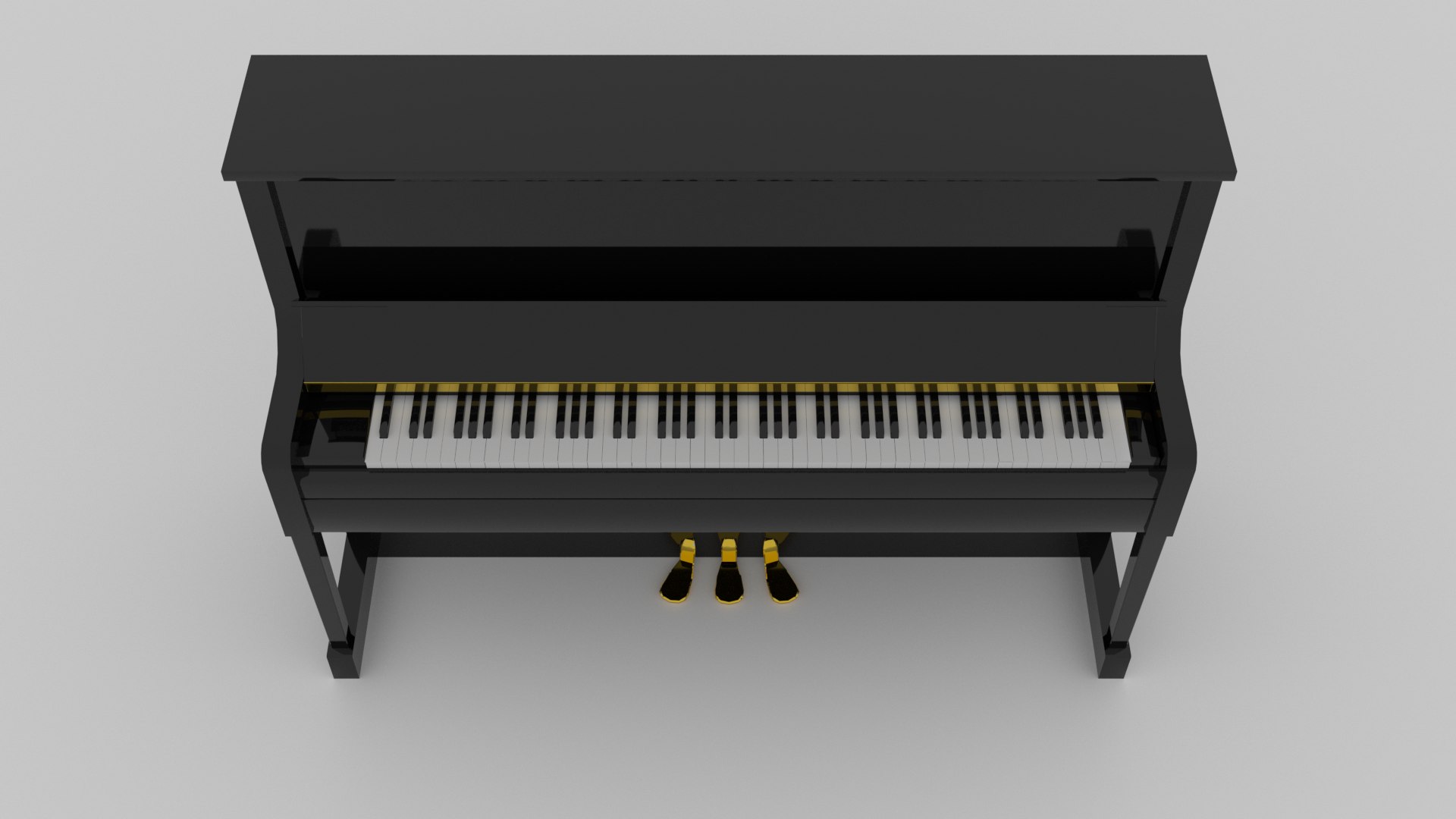 Upright Piano model - TurboSquid 1983669