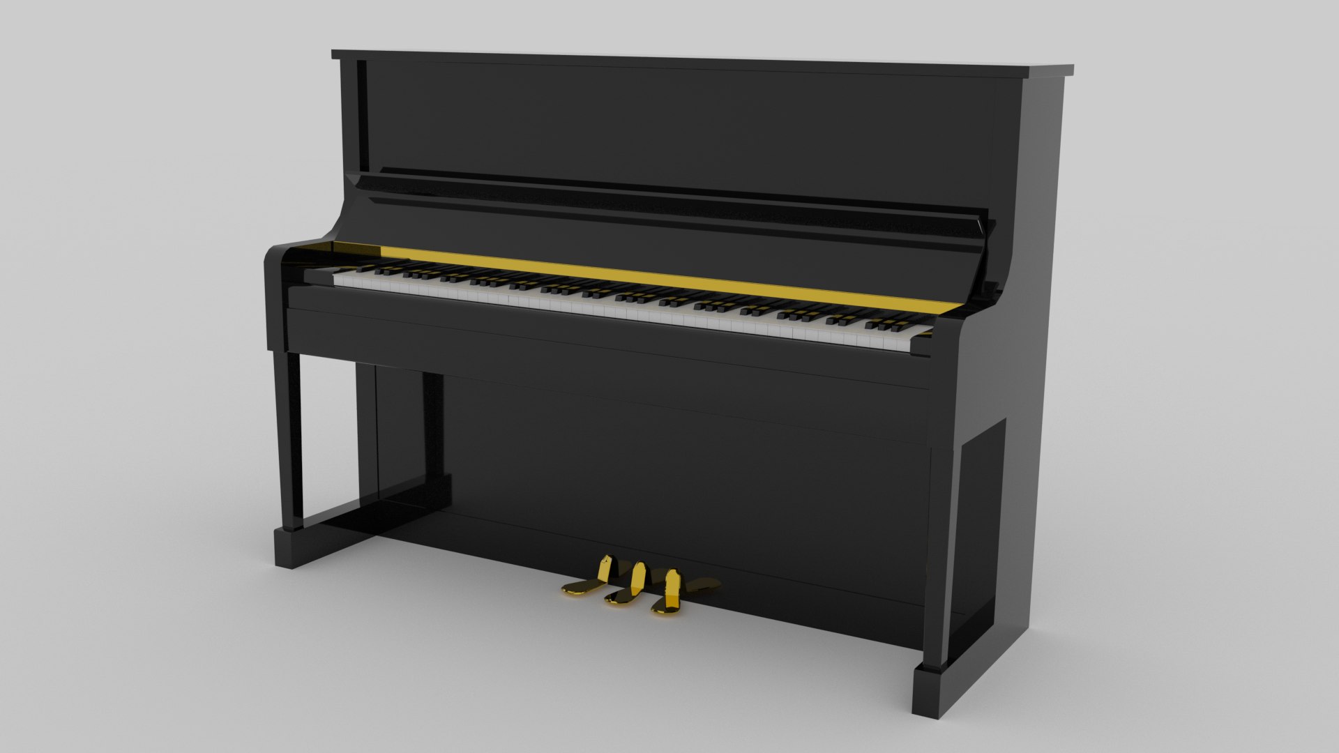 Upright Piano model - TurboSquid 1983669