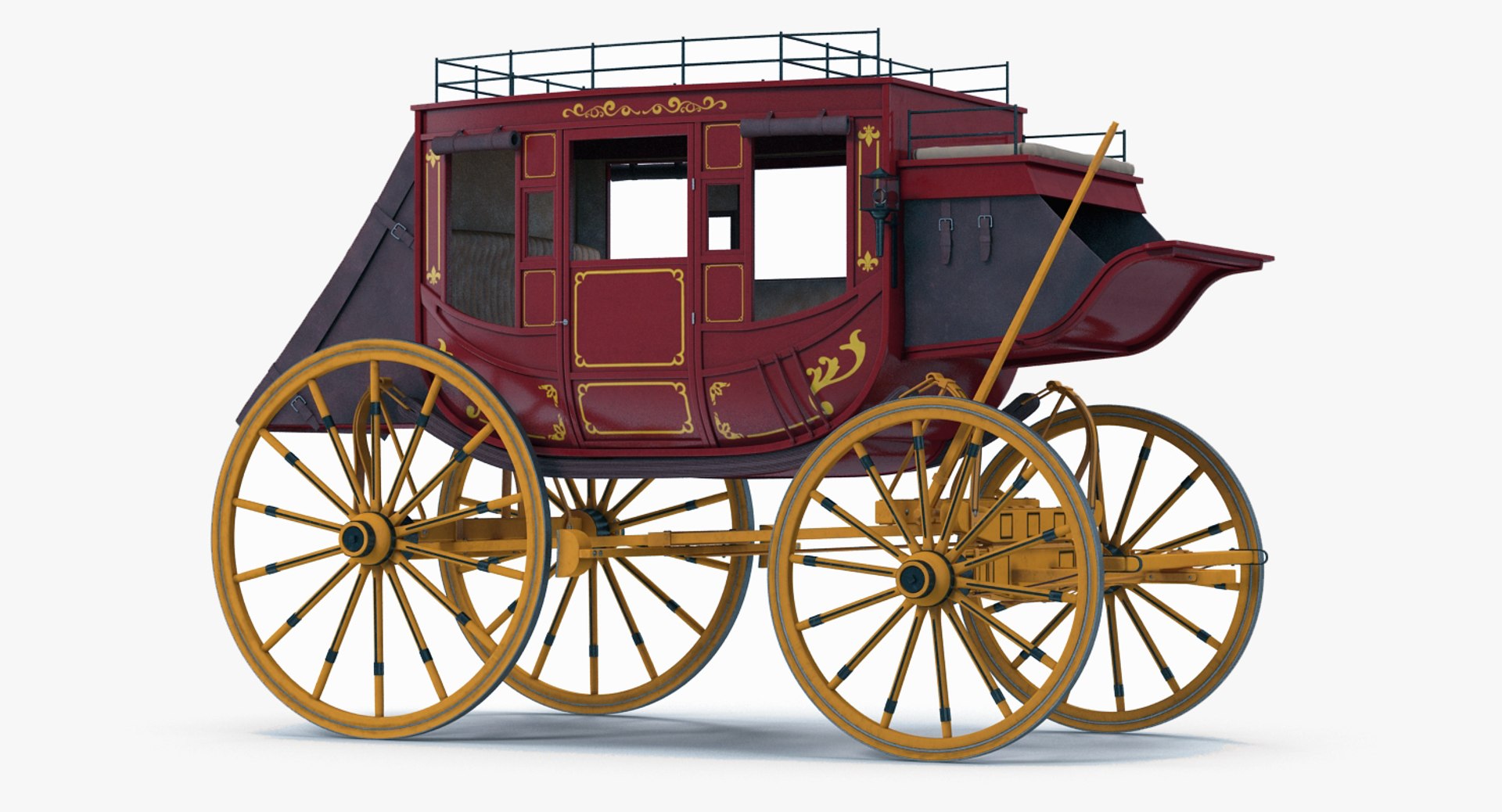 Concord Stagecoach 3D Model - TurboSquid 1168011