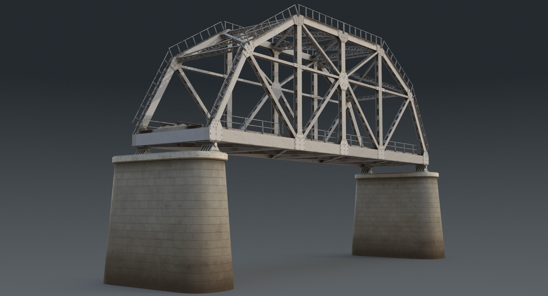 railway bridge 3d model