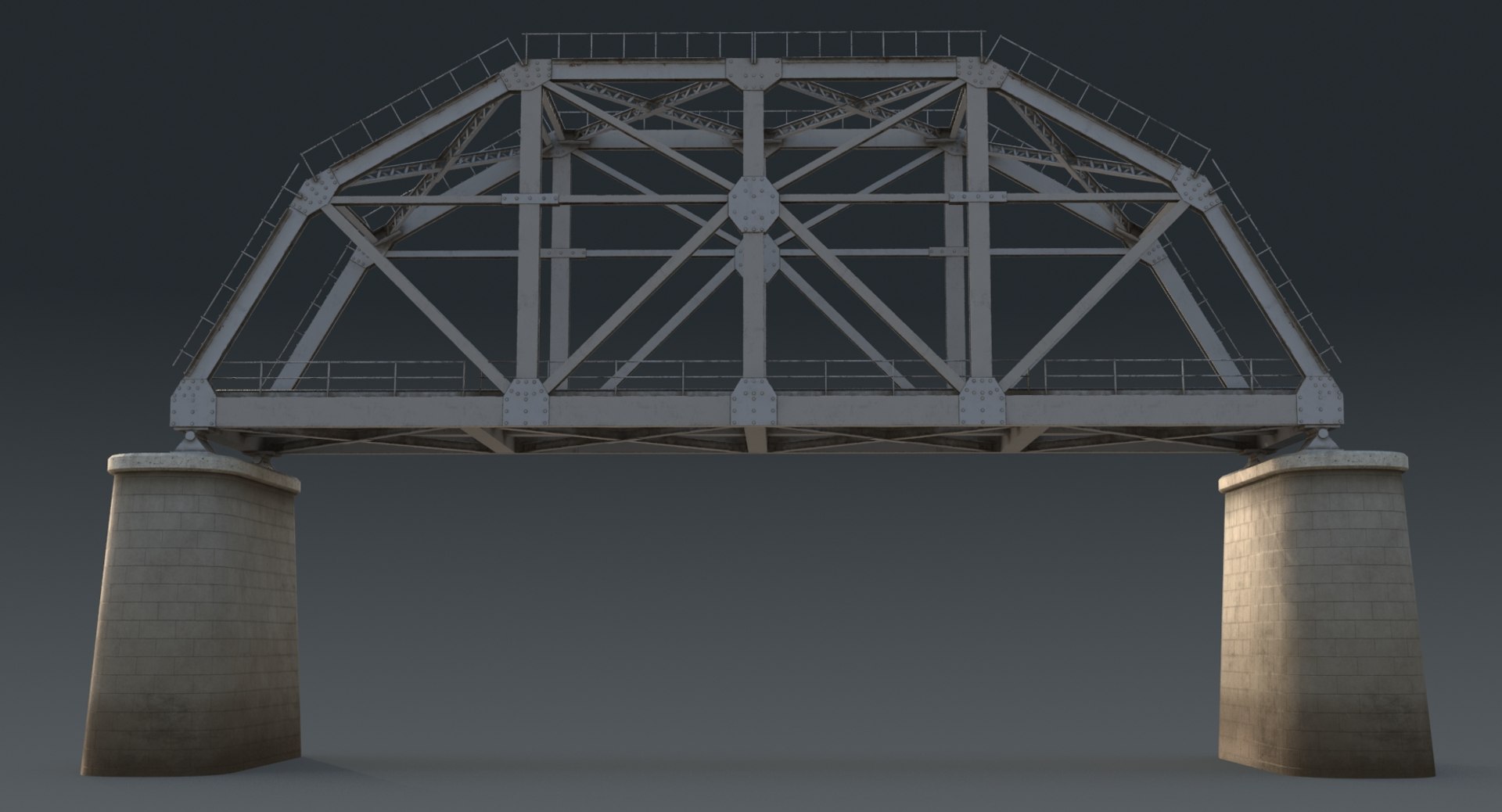 railway bridge 3d model