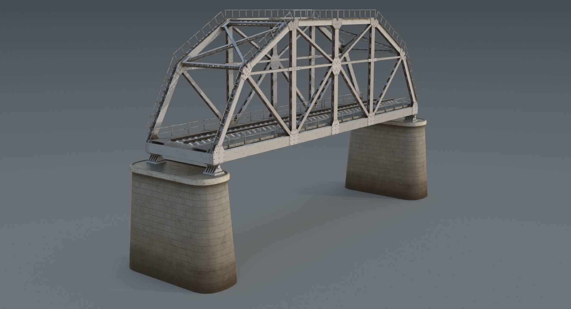 railway bridge 3d model