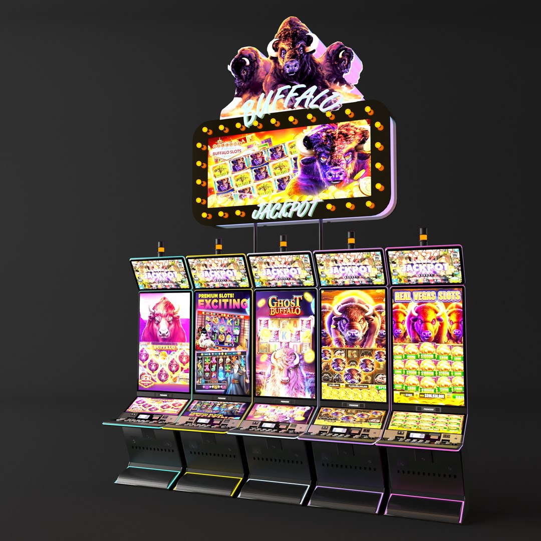 3D money slot machine model - TurboSquid 1391721